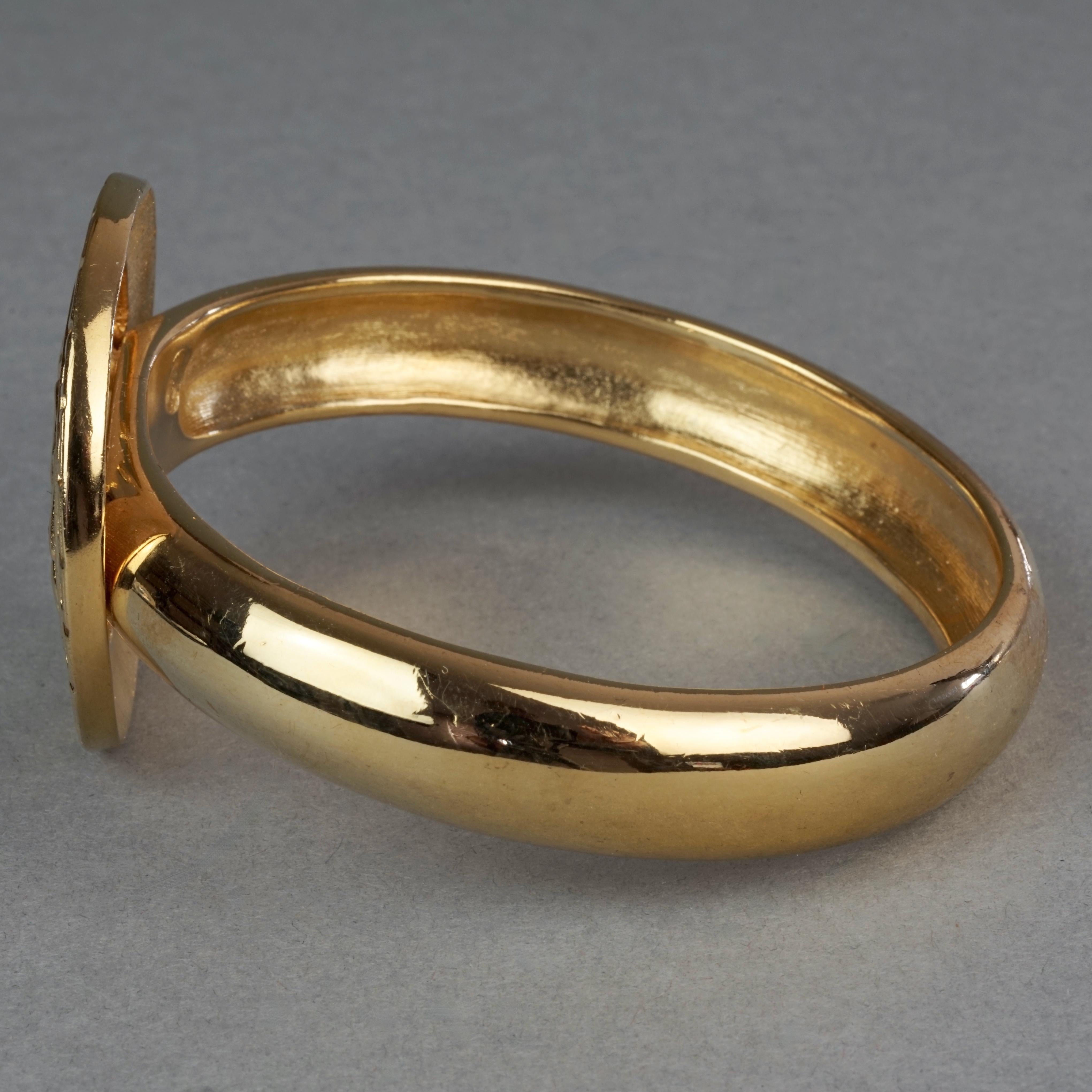 Vintage Iconic GIANNI VERSACE Medusa Bangle Bracelet For Sale at ...