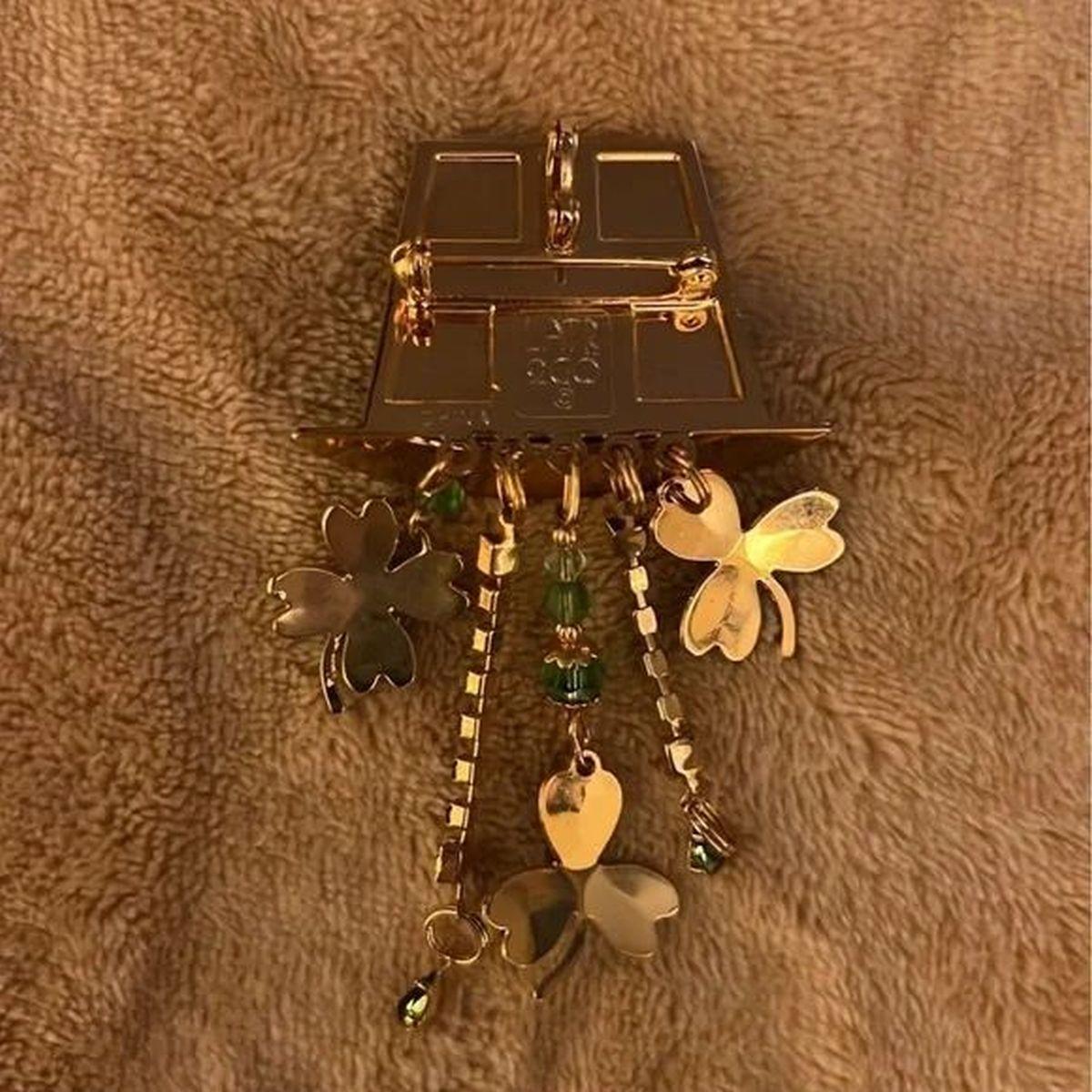 Vintage Iconic Lunch at The Ritz St. Patrick’s Four-Leaf Clover Brooch ...