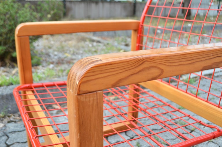 Vintage Ikea 1982 Model Sälen by Knut and Marianne Hagberg Pine Lounge ...