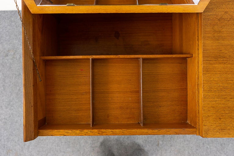 Vintage IKEA Teak Vanity by Arne Wahl Iversen For Sale at 1stDibs