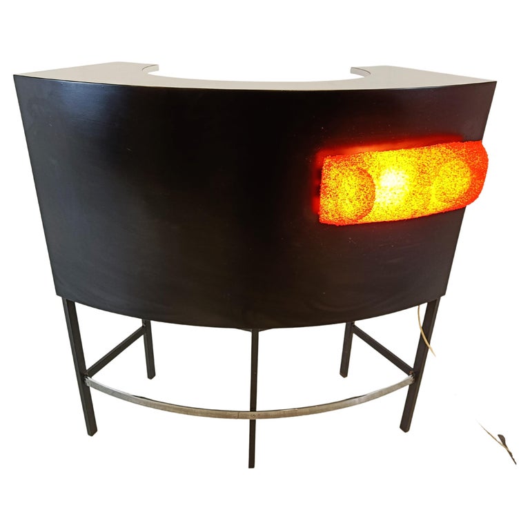 Vintage illuminated bar, 1970s For Sale at 1stDibs