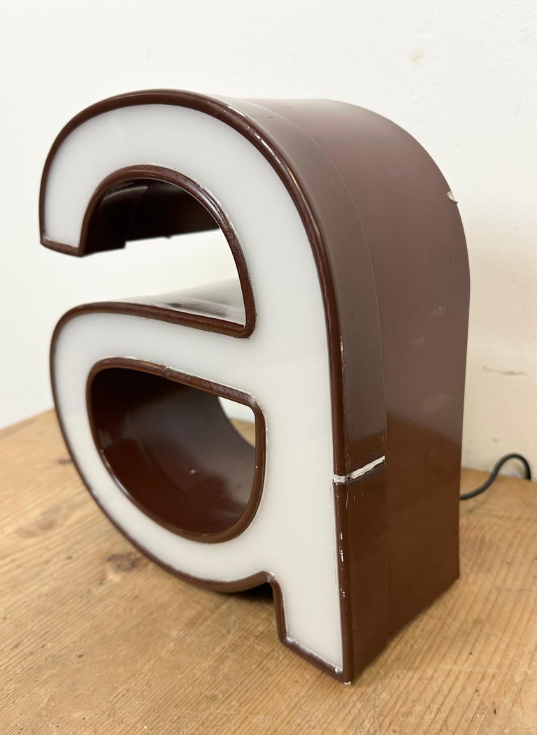 Vintage Illuminated Letter a, 1970s For Sale at 1stDibs