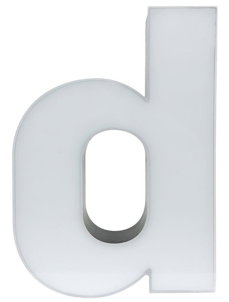 Vintage Illuminated Letter D, 1970s For Sale at 1stDibs