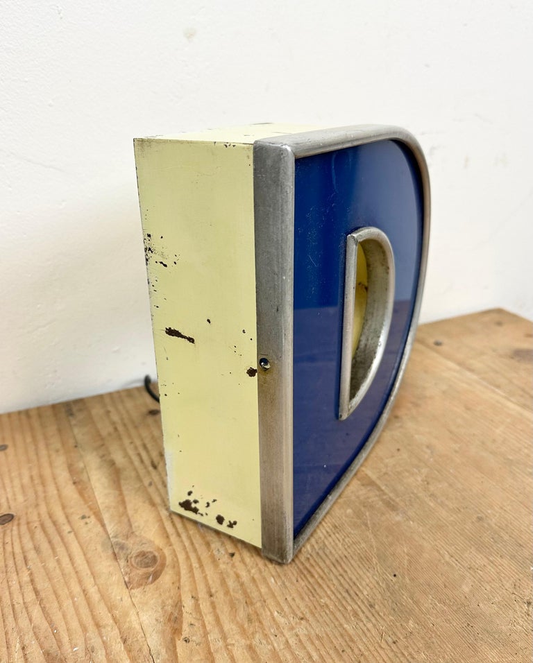 Vintage Illuminated Letter D, 1970s For Sale at 1stDibs