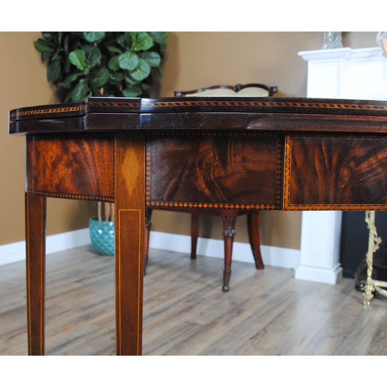 Vintage Imperial Mahogany Game Table For Sale at 1stDibs