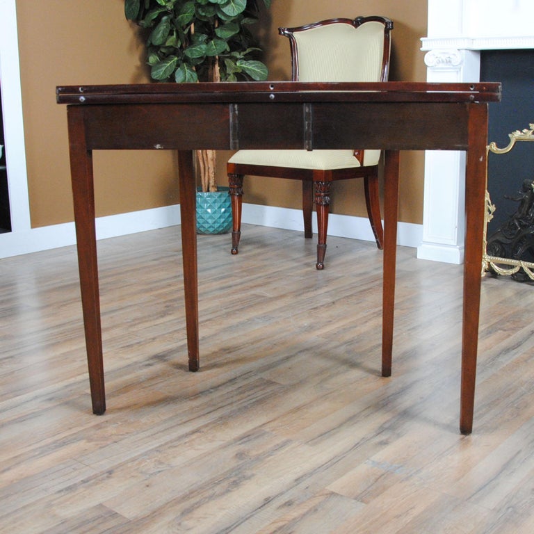 Vintage Imperial Mahogany Game Table For Sale at 1stDibs