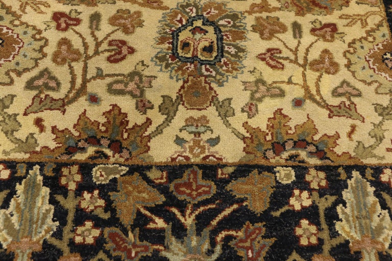 Vintage Indian Accent Rug with Rustic Traditional Style For Sale at 1stDibs