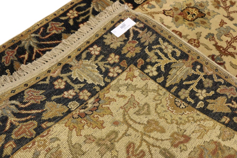 Vintage Indian Accent Rug with Rustic Traditional Style For Sale at 1stDibs
