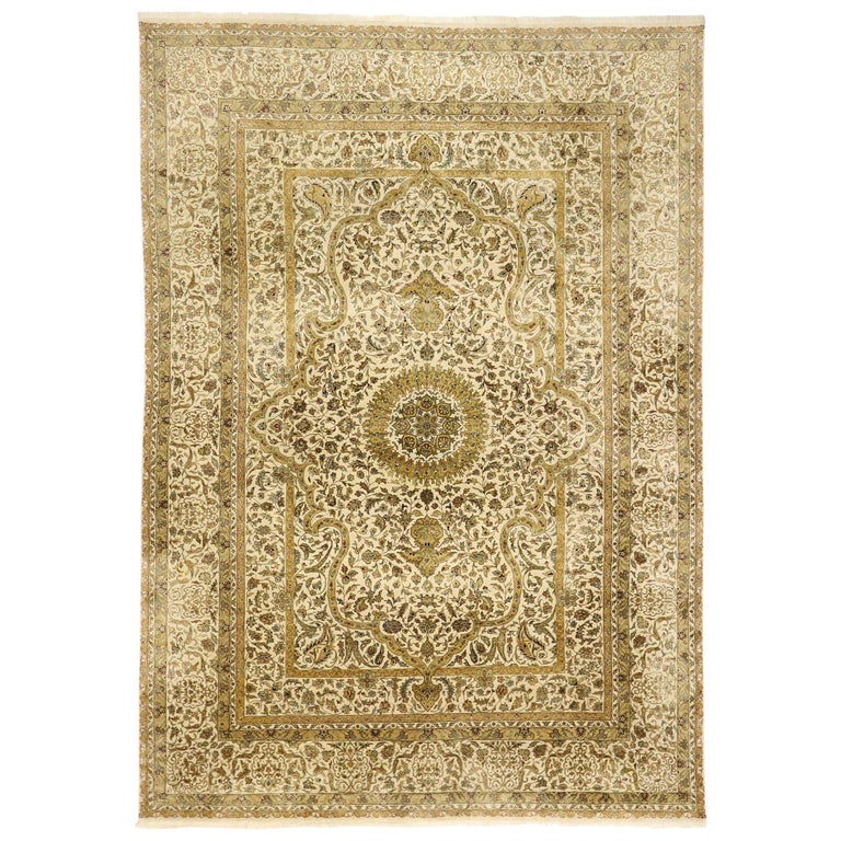 Vintage Indian Area Rug with French Neoclassical Renaissance Style at ...