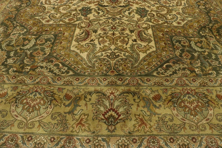 Vintage Indian Botanical Rug with Traditional Style For Sale at 1stDibs ...