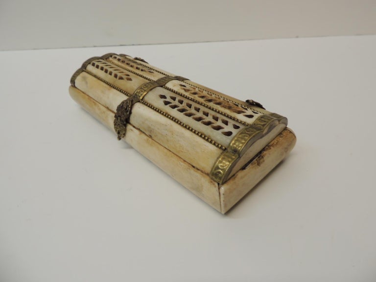 Vintage Indian Camel Bone Jewelry Box at 1stDibs
