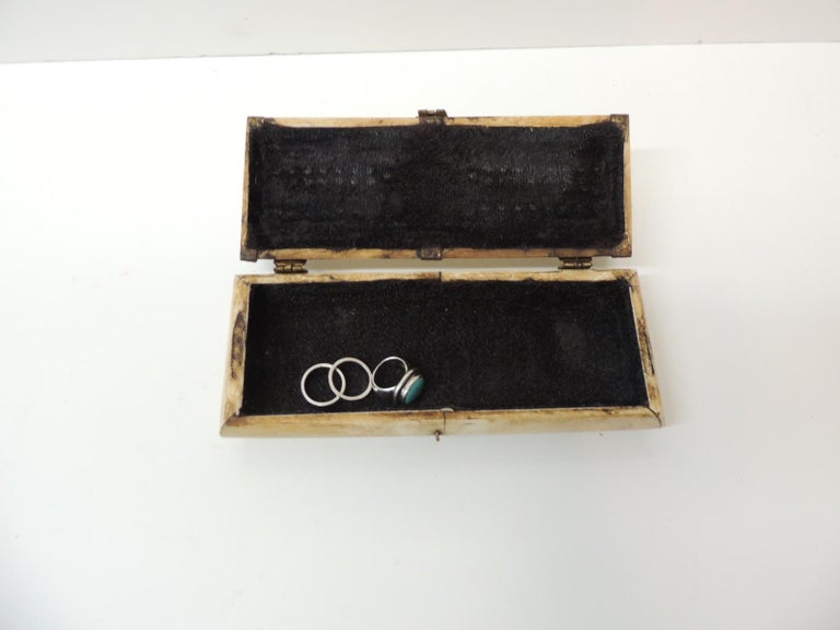 Vintage Indian Camel Bone Jewelry Box at 1stDibs