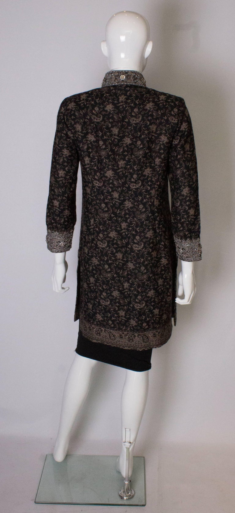 A Vintage 1990s Indian embroidered Evening Jacket For Sale at 1stDibs