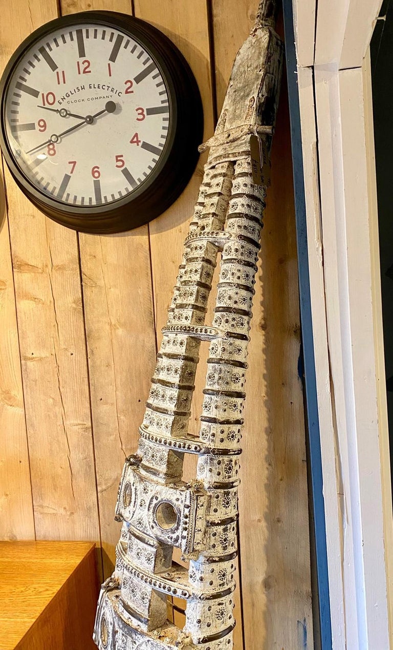 Vintage Indian Wood and Iron Yoke For Sale at 1stDibs