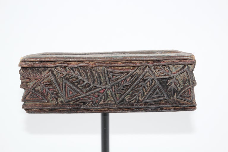 Vintage Wooden Printing Block from India For Sale at 1stDibs