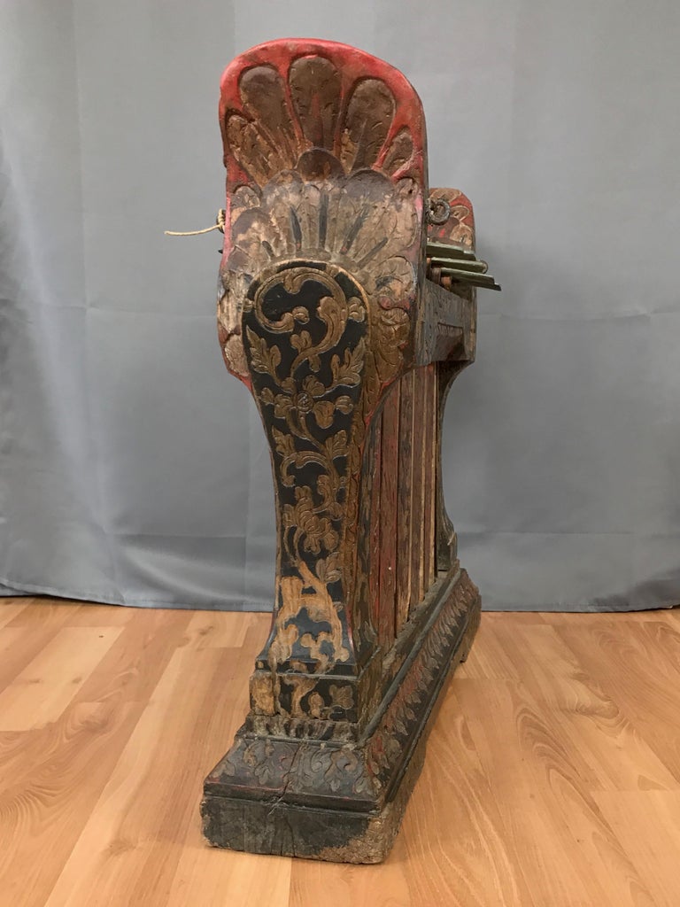 Vintage Indonesian Gambang Gangsa Wood and Bronze Musical Instrument at ...