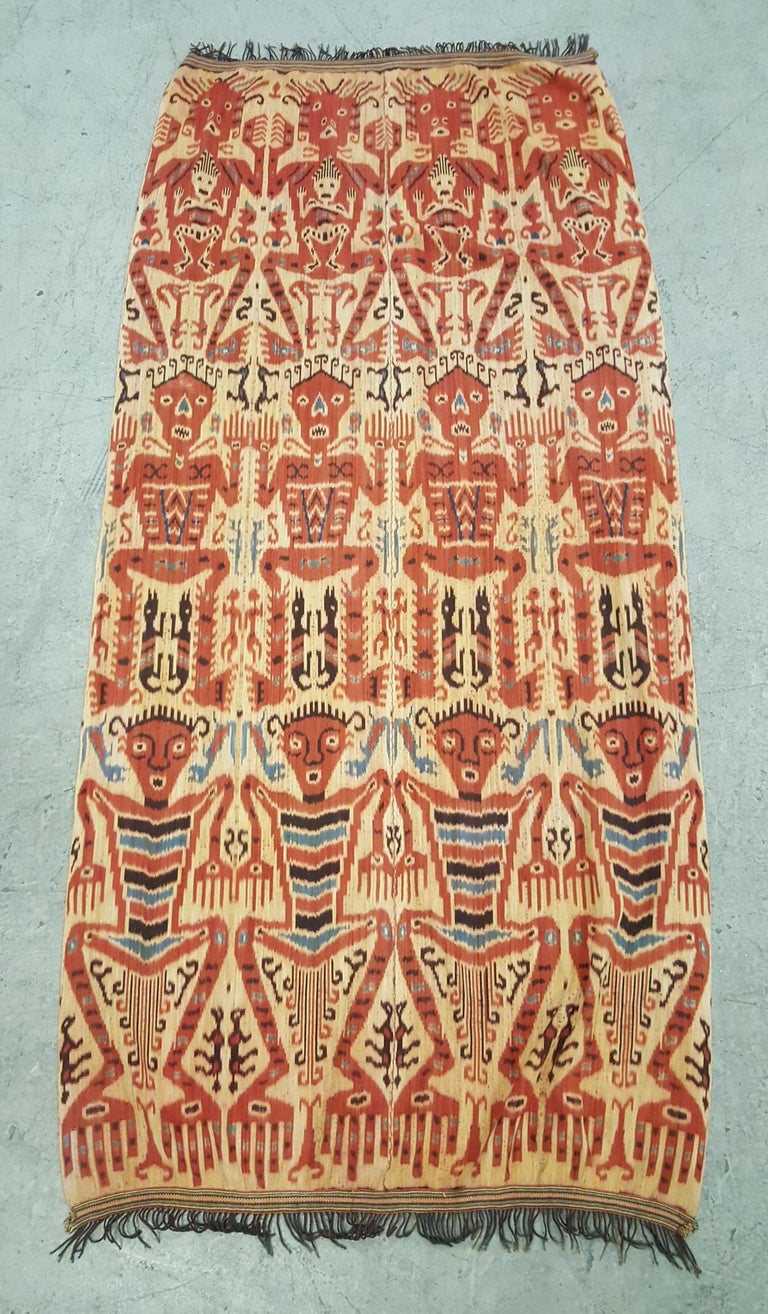 Vintage Indonesian Sumba Island Hinggi Ikat Weaving at 1stDibs | sumba ...