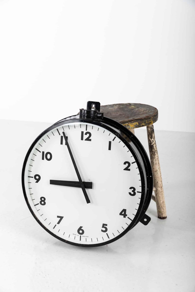 Vintage Industrial Chloride Gents of Leicester Factory Wall Clock, C ...