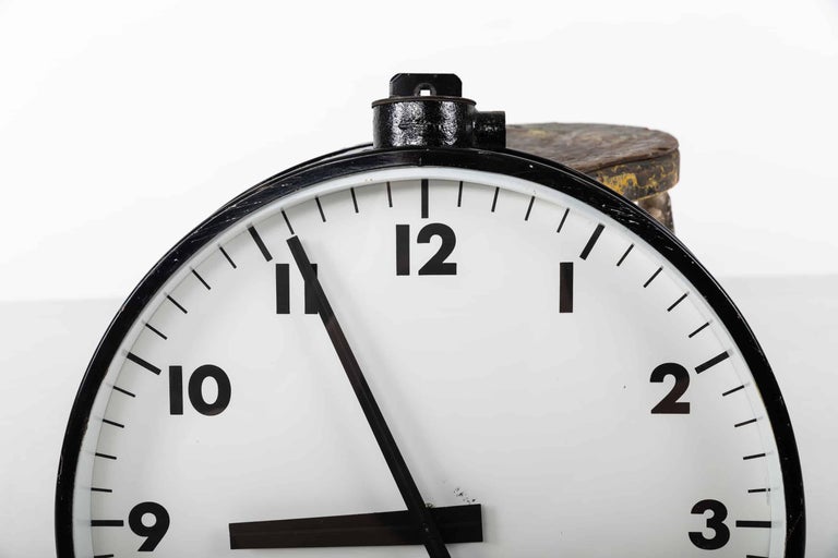 Vintage Industrial Chloride Gents of Leicester Factory Wall Clock, C ...