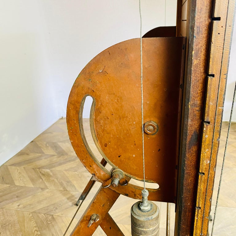 Vintage Industrial Architect or Draughtsman's Adjustable Drawing Table ...