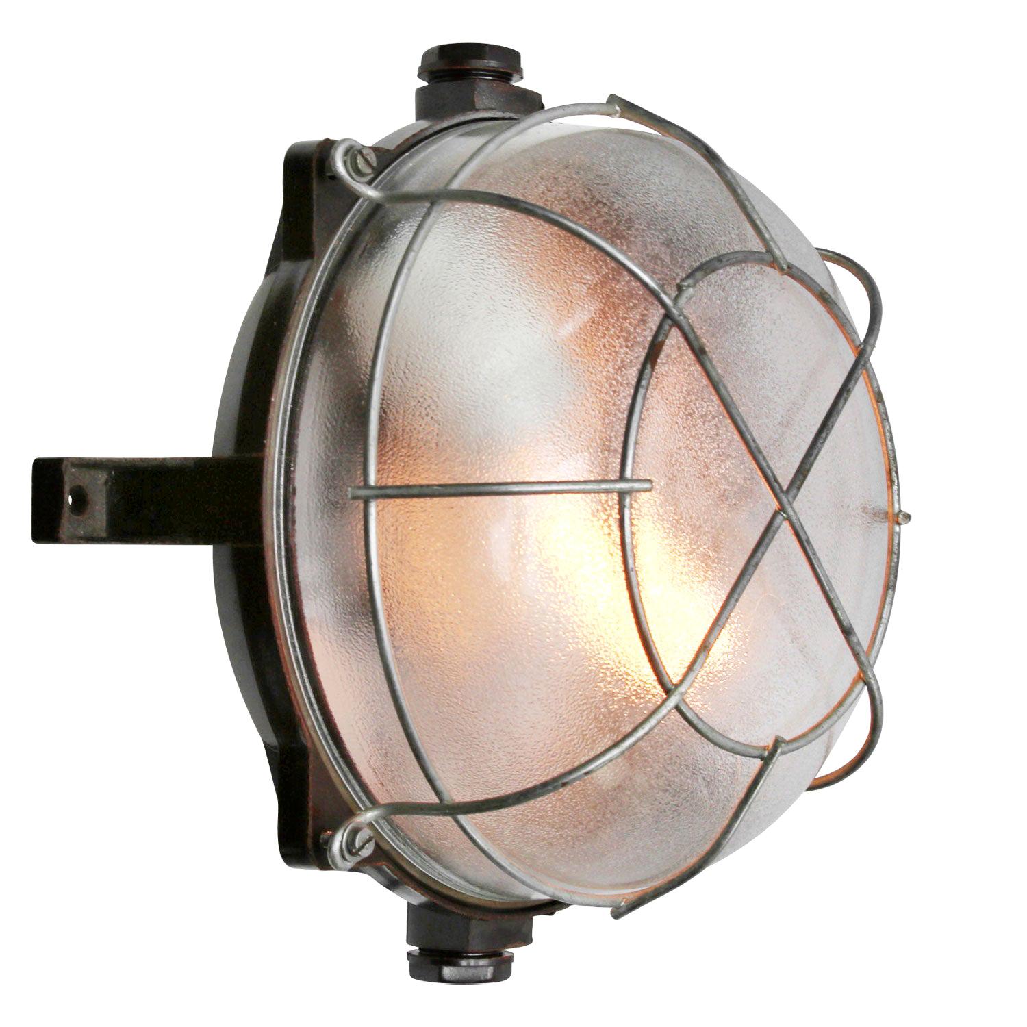 Vintage Industrial Bakelite Frosted Glass Wall Scone Light For Sale at ...