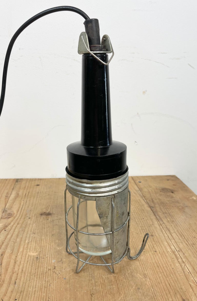Vintage Industrial Bakelite Hanging Work Light, 1960s For Sale at 1stDibs