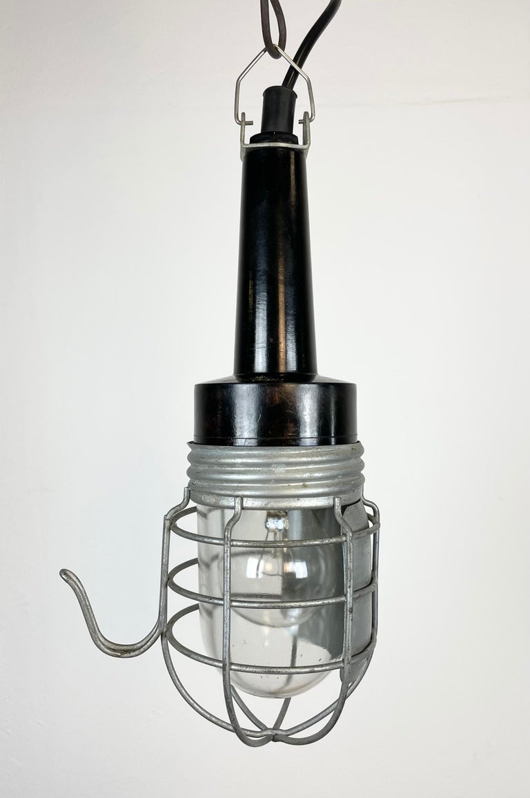 Vintage Industrial Bakelite Hanging Work Light, 1960s For Sale at 1stDibs