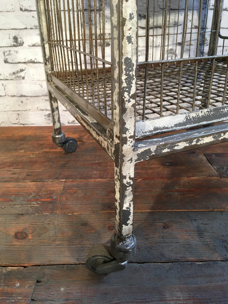 Vintage Industrial Cart With Shelves, 1960s at 1stDibs