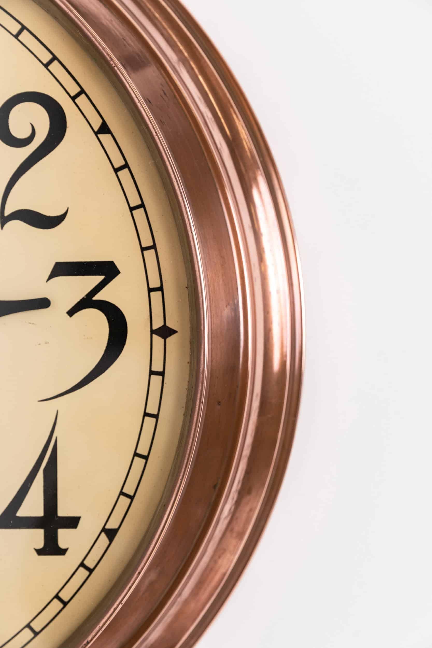 Vintage Industrial Copper ITR London Factory Railway Wall Clock c.1930 ...