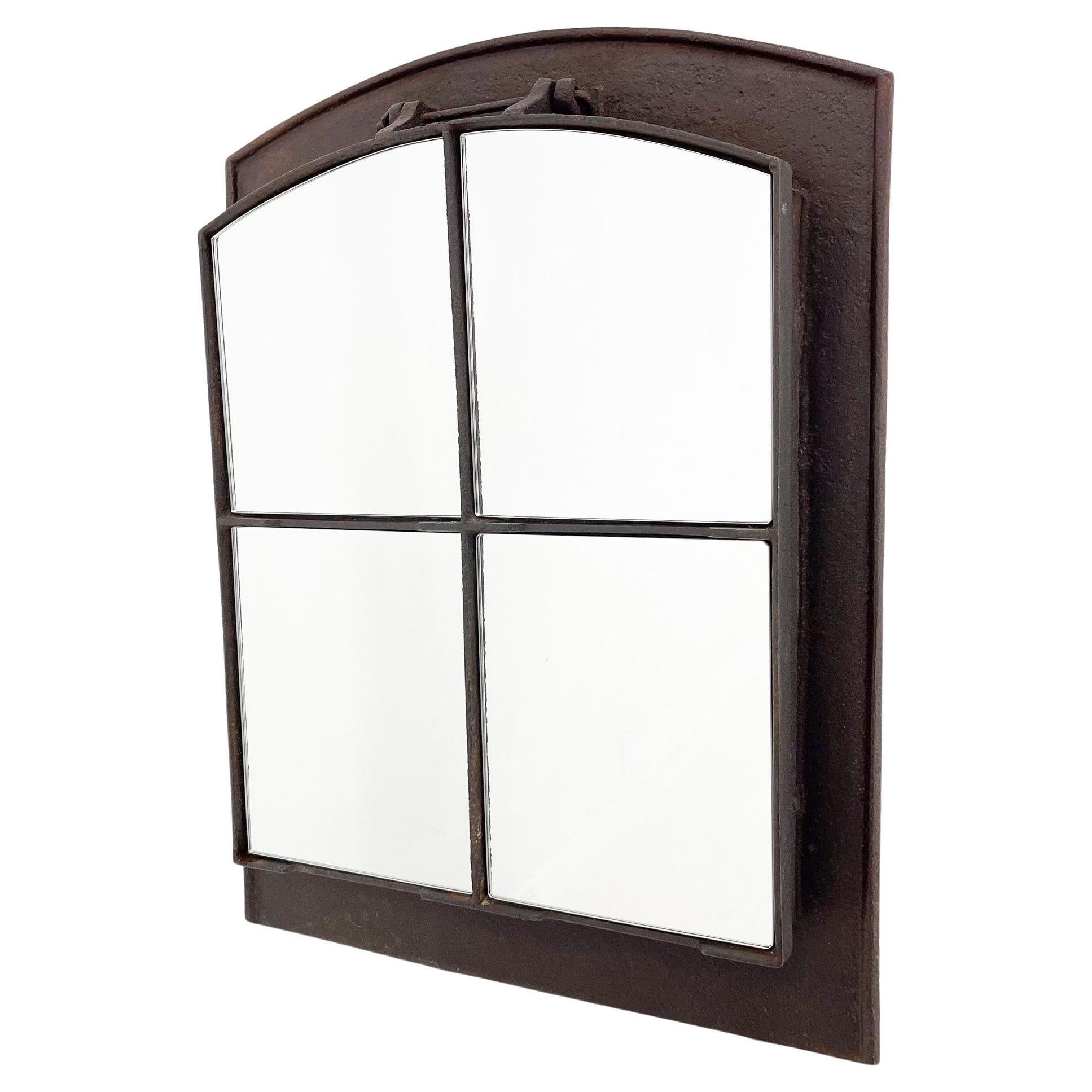 Vintage Industrial Dormer Window converted into a Mirror For Sale at ...