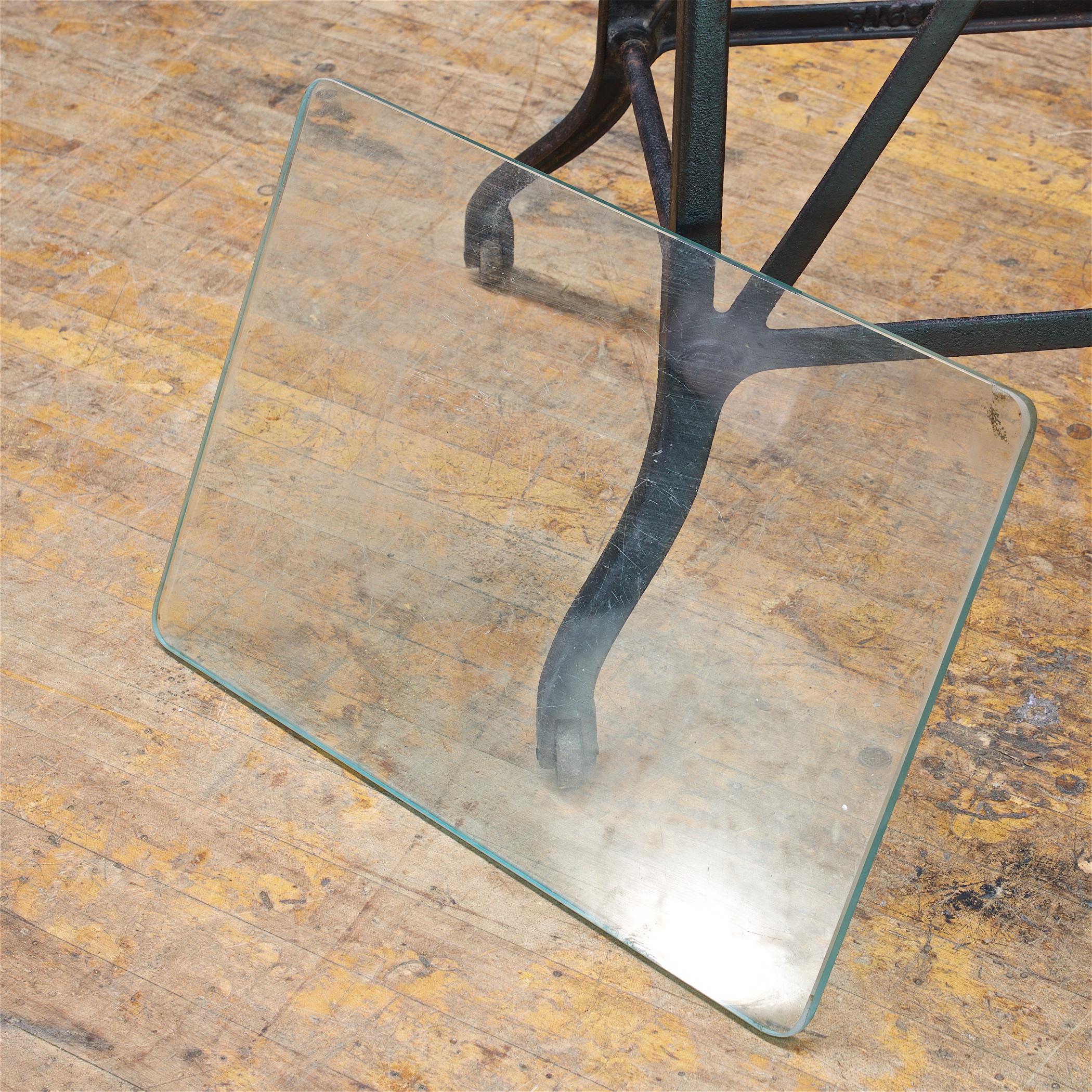 Vintage Industrial Eiffel Era Cast Iron Machine Base as Table with ...