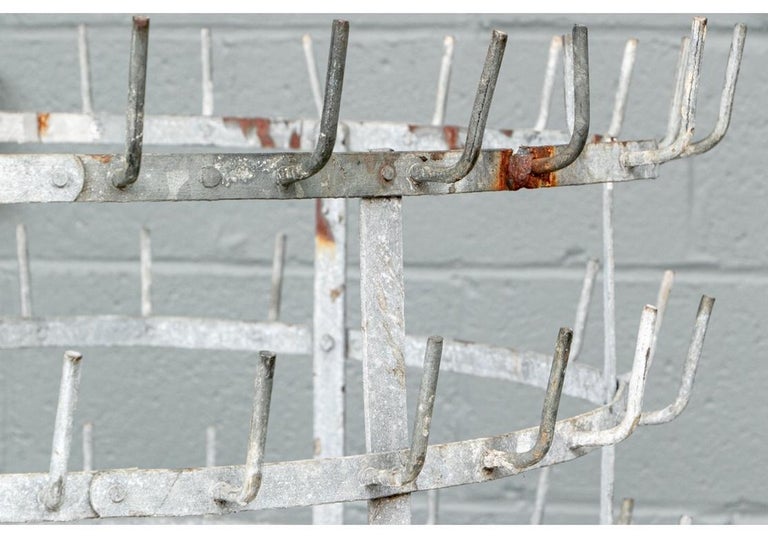 Vintage Industrial Era Bottle Drying Rack For Sale at 1stDibs ...