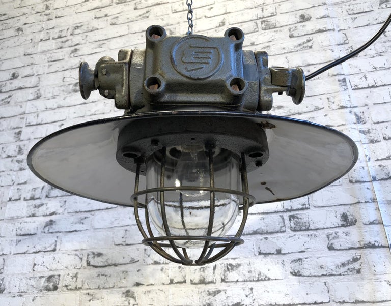 Vintage Industrial Explosion Proof Lamp, 1960s at 1stDibs