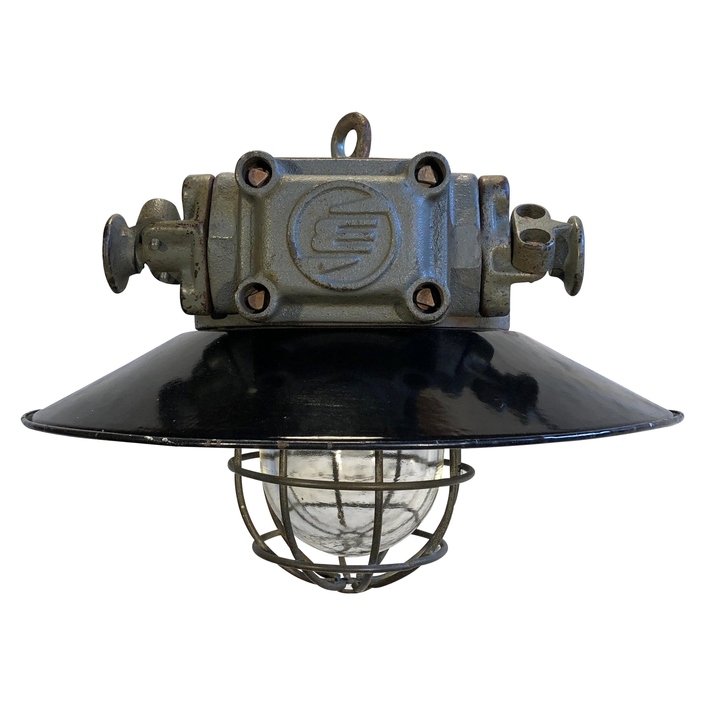 Vintage Industrial Explosion Proof Lamp, 1960s at 1stDibs