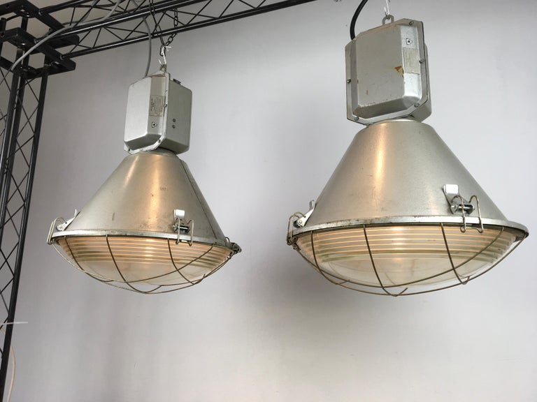 Vintage Industrial Factory Lights, 1990s For Sale at 1stDibs