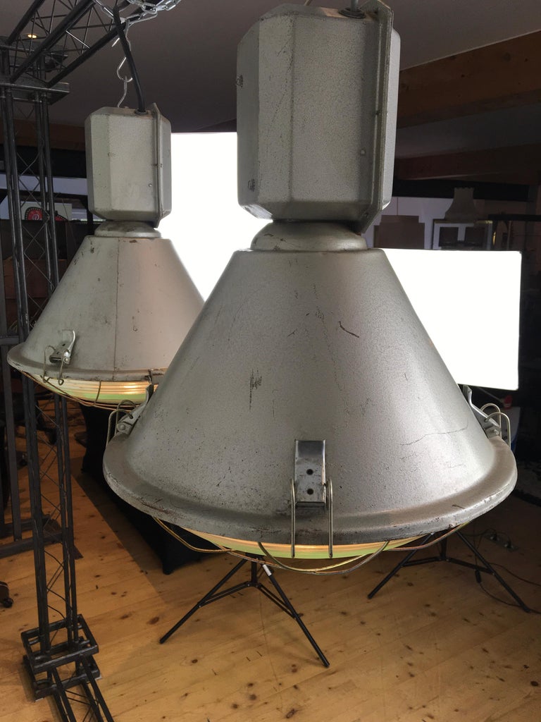 Vintage Industrial Factory Lights, 1990s For Sale at 1stDibs