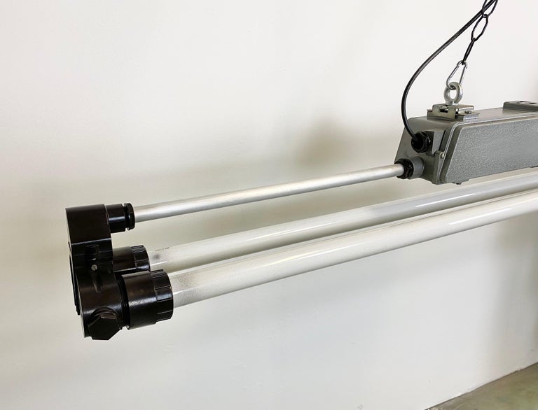 Vintage Industrial Fluorescent Light, 1970s For Sale at 1stDibs ...