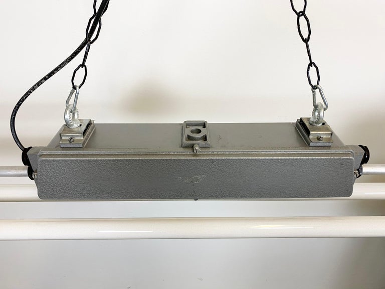 Vintage Industrial Fluorescent Light, 1970s For Sale at 1stDibs ...