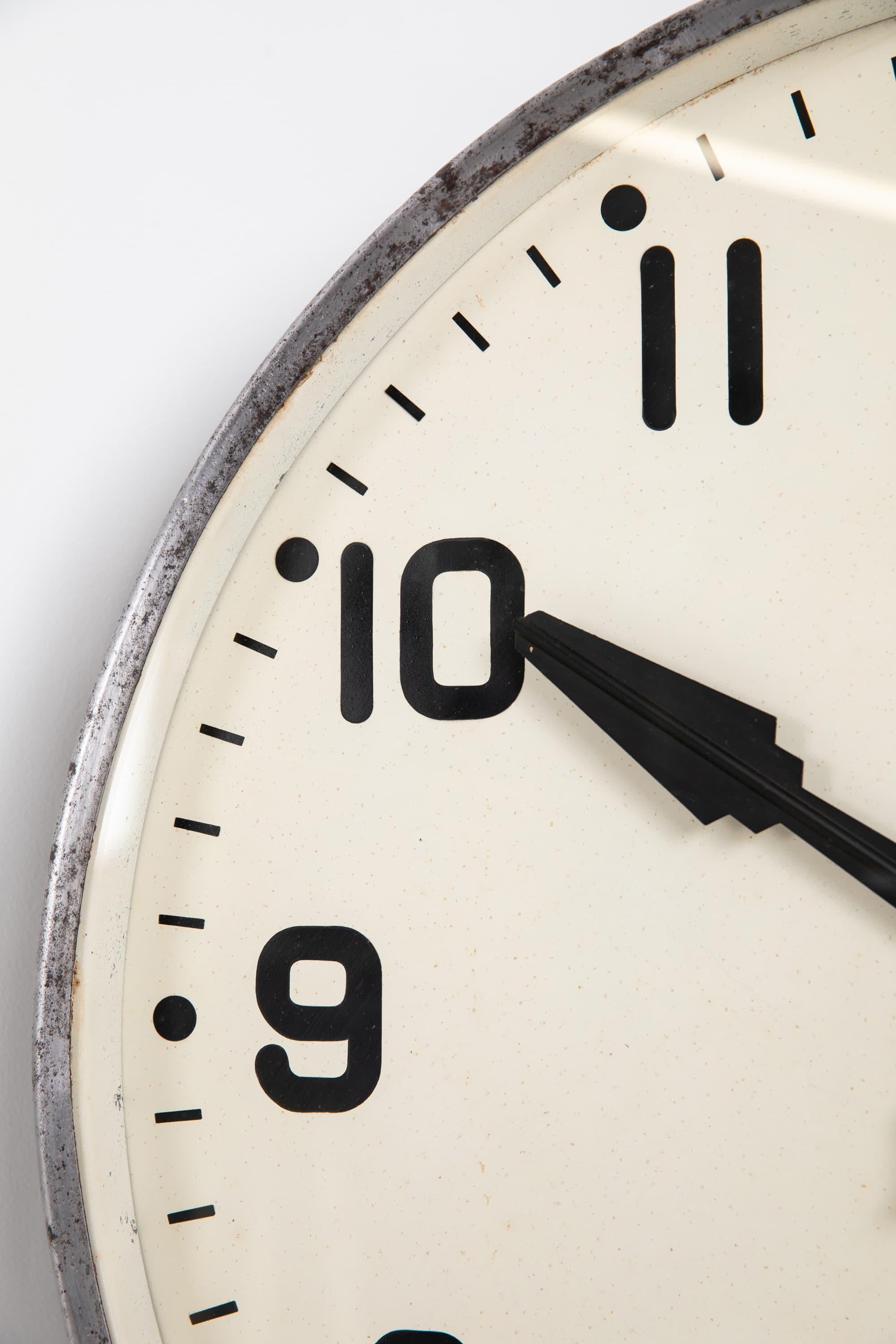 Vintage Industrial Gents of Leicester Factory Railway Wall Clock, circa ...