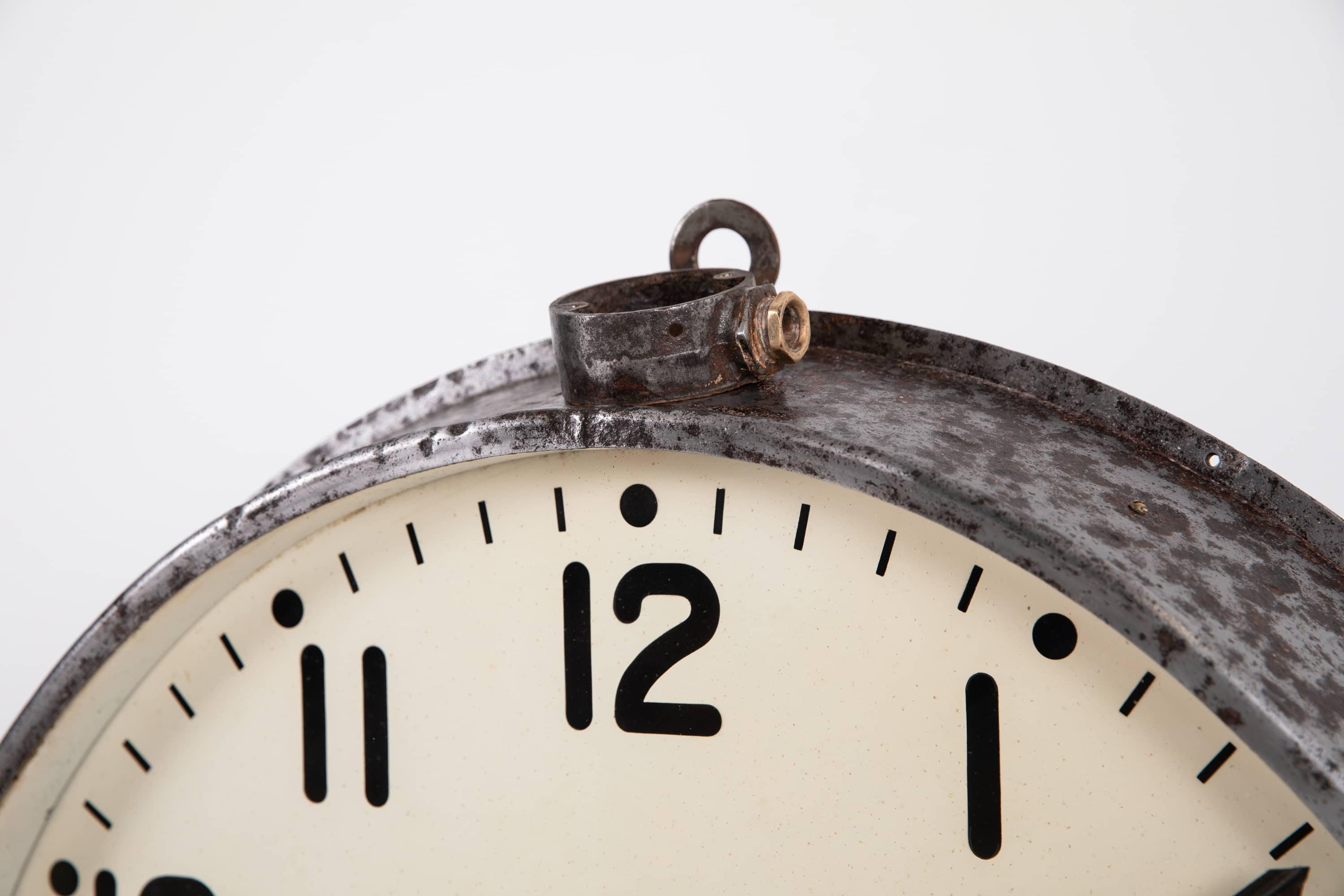 Vintage Industrial Gents of Leicester Factory Railway Wall Clock, circa ...