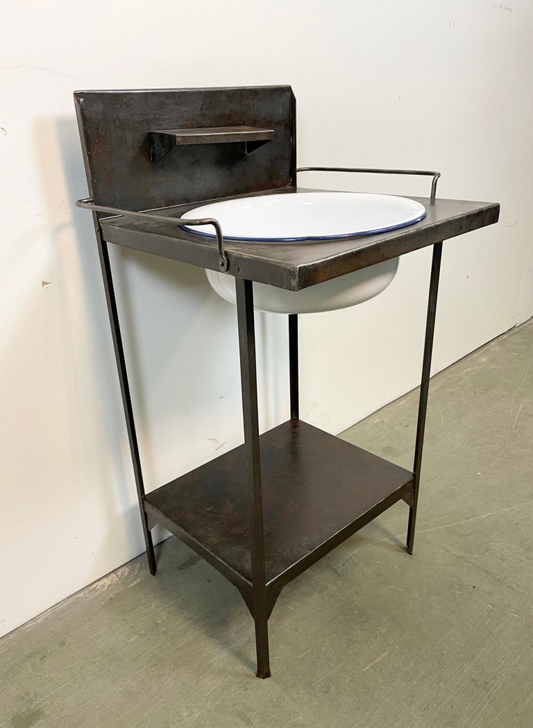 Vintage Industrial Hospital Wash Basin, 1960s For Sale at 1stDibs
