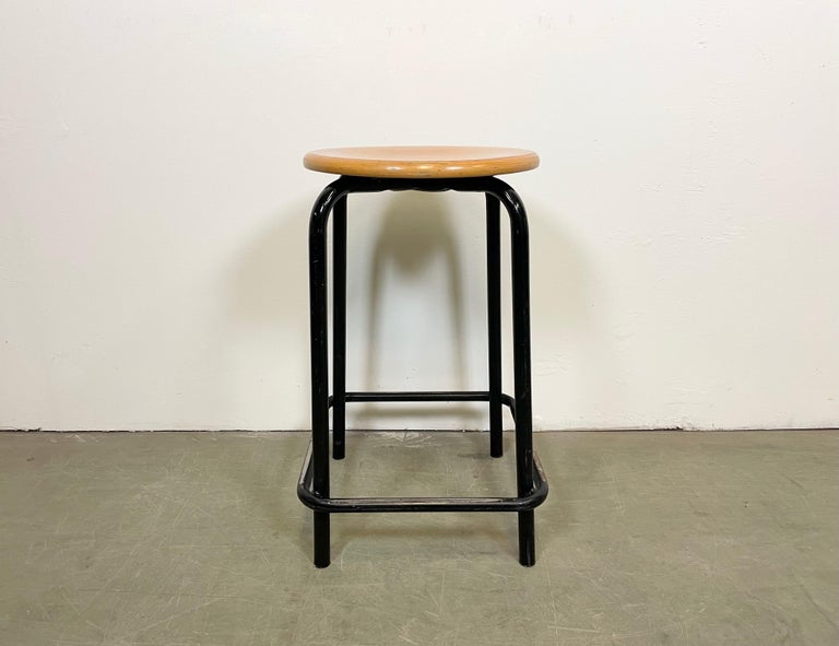 Vintage Industrial Italian Stool, 1970s For Sale at 1stDibs