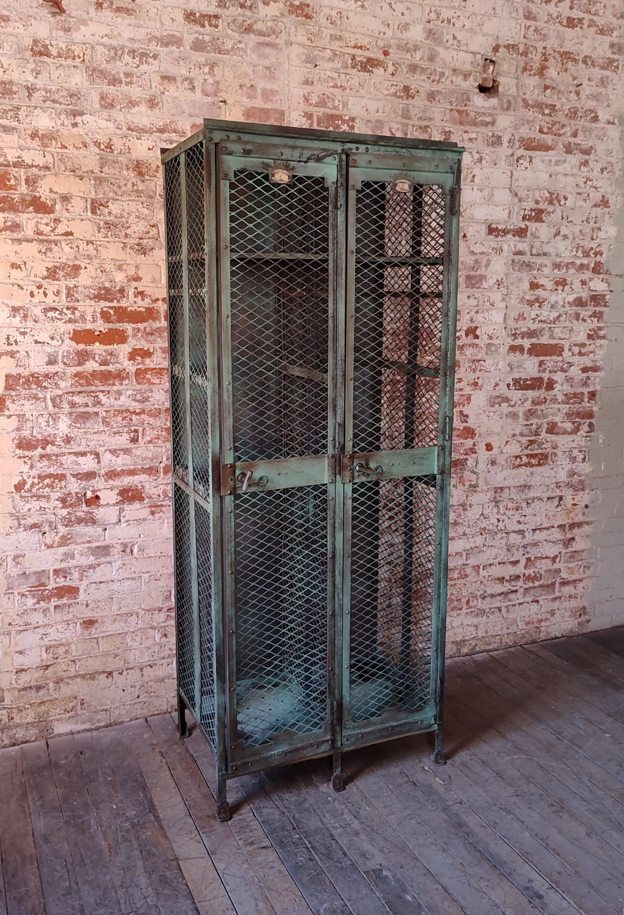 Vintage Industrial Metal Lockers For Sale at 1stDibs