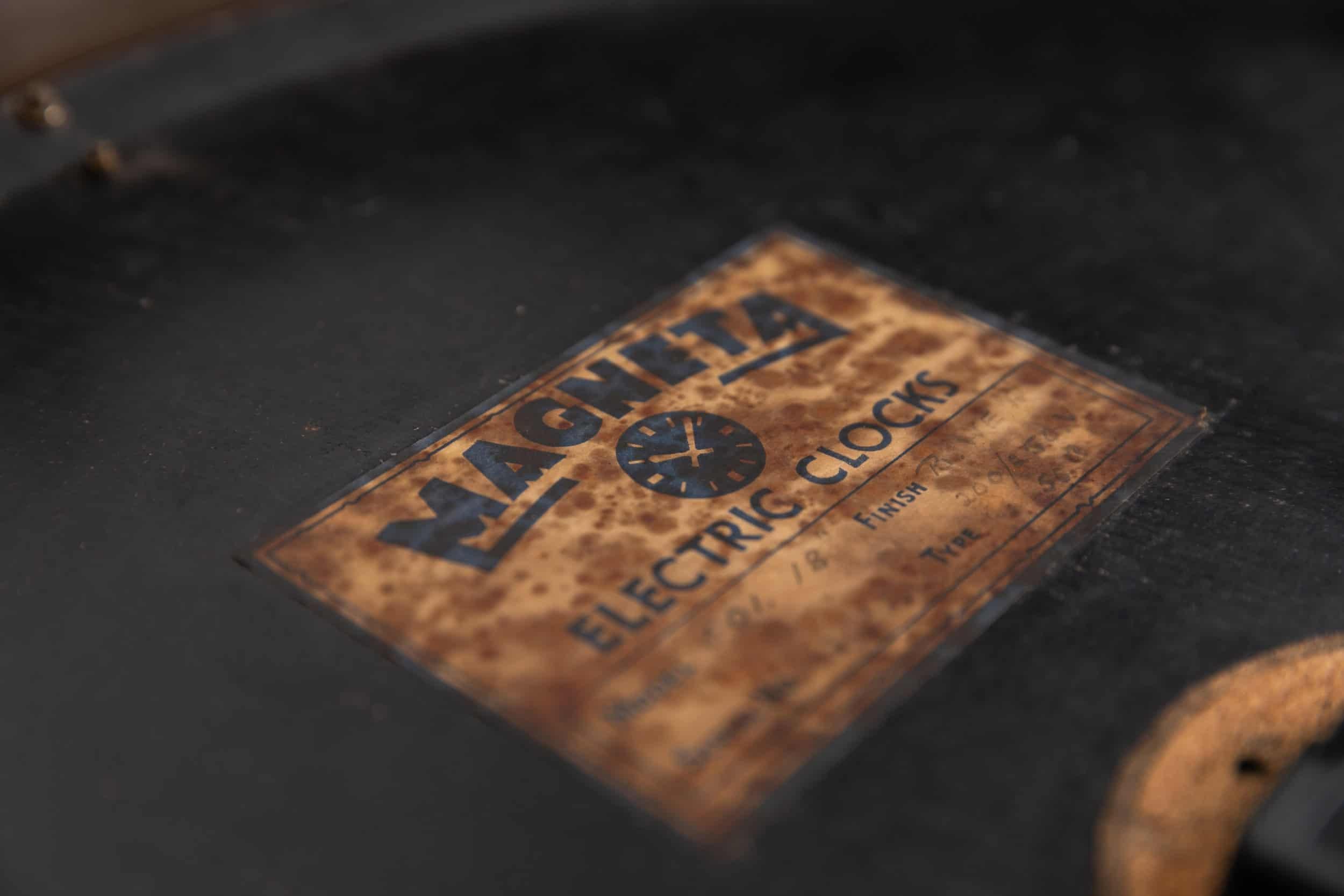 Vintage Industrial Metal Magneta Factory Railway Wall Clock, circa.1940 ...