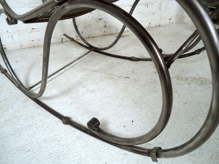 Vintage Industrial Metal Rocker For Sale at 1stDibs | industrial ...
