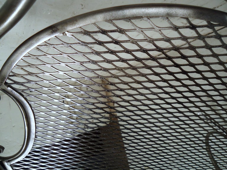 Vintage Industrial Metal Rocker For Sale at 1stDibs | industrial ...