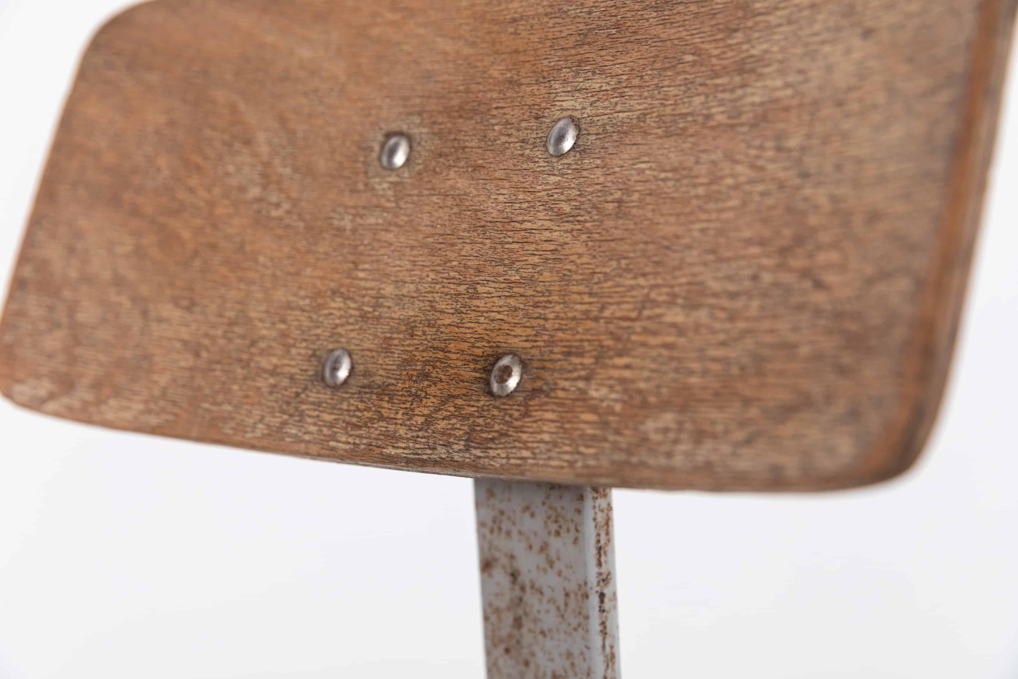 Vintage Industrial Midcentury French Bao Factory Desk Chair, circa 1960 ...