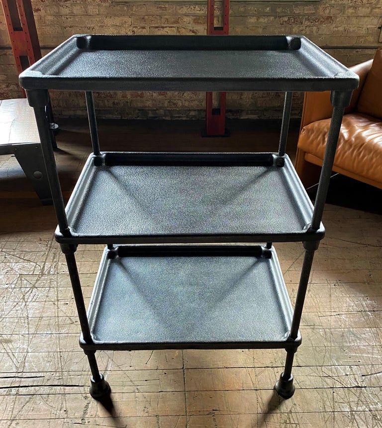 Vintage Industrial Shelving Stand For Sale at 1stDibs