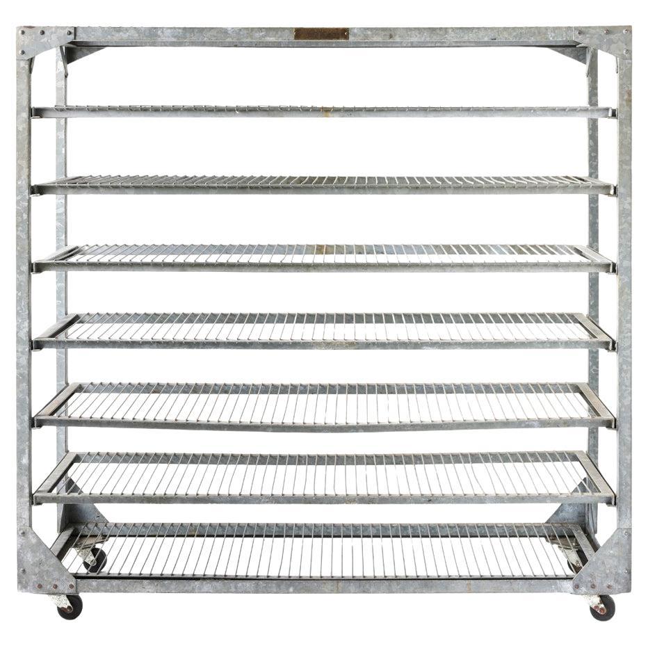 Large Vintage Retro Industrial Brutalistic Stainless Steel/Aluminum ...