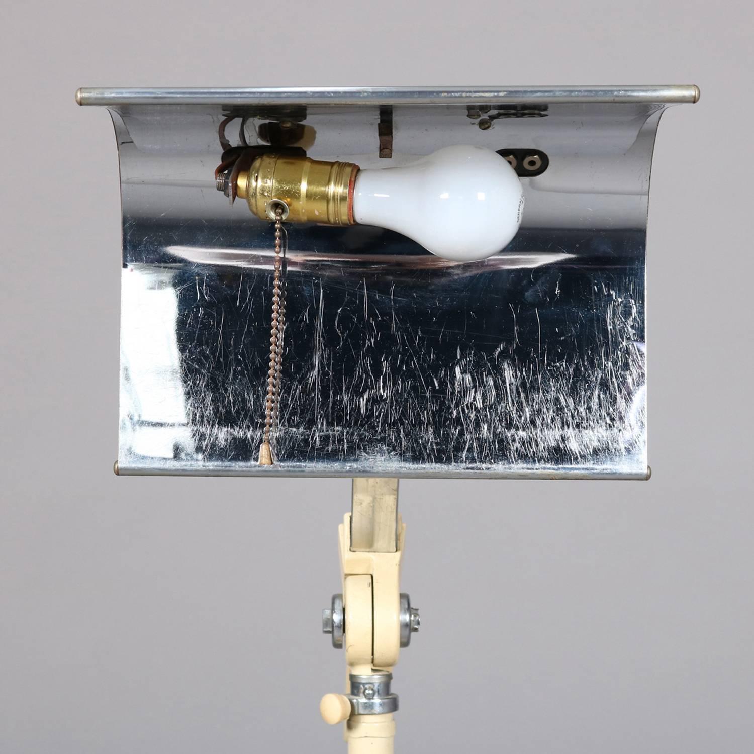 Industrial Telescoping Sperti Irradiation Floor Lamp Model Hi-41, circa ...